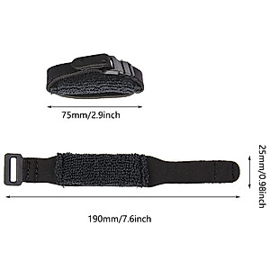 TUOREN 2Pack Guitar Mute Dampener String Mute Bridge-Side Dampener Silence Pad Noise Reducer Fit for Electric Wood Acoustic Guitar Bass