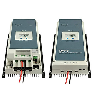 EPEVER 60A MPPT Charge Controller 48V 36V 24V 12V Auto, 60 amp Negative Ground Solar Controller MPPT Max 150V Input fit for Litium Sealed (AGM) Gel Flooded User Battery