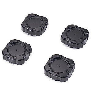 A & UTV PRO Wheel Center Hub Caps for Polaris General 1000 2016-2021/ General 4 1000 2018-2021, Tire Wheel Hub Dust Rim Cap Covers Accessories, Replace OEM # 1522498, Black, 4PCS