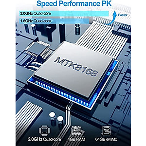 AWOW 10.1 Inch Android 11 Tablet, 64GB ROM Tablets with 6000mAh, FHD 1920 * 1200 IPS Touchscreen, 13MP Camera, Bluetooth 5.0, GPS, Type-C Charge