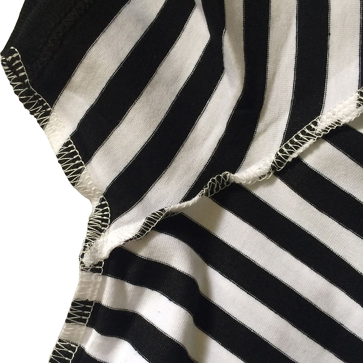 Ezsskj Men's Youth Short Sleeve Crew Neck Striped T Shirt Tee Outfits Tops Medium Black