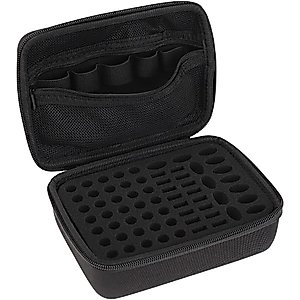 HUIZHU EVA Storage case with Elastic Protective Sponge for Storing 5IO pen Battery and Electronics and USB Charger and U disk (Black)