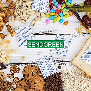 SENDGREEN 2500CC Oxygen Absorbers for Food Storage 20 Pack (Individually Sealed) food grade o2 absorbers for Long Term Food Storage & Survival Oxygen Absorber Use in Mylar Bags Mason Jars Vacuum Bags