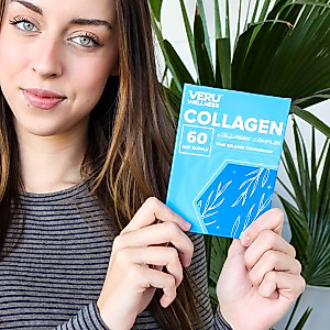 Veru Wellness Collagen Booster Patch - 60 Day - Easy to Use - Support Skin, Joint, Hair and Nails