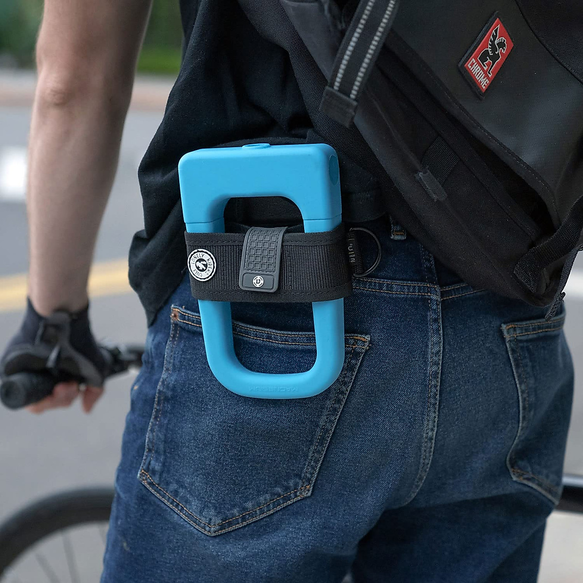 ULAC U Hold Universal Bike U Lock Holder, D Lock Holder, Lock Mount - S (125mm)