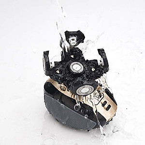 Men's 5-in-1 Electric Rotary Shaver, 5D Wet Dry Bald Head Grooming Kit/Five-Headed Beard Hair Razor, Cordless and Rechargeable with Beard/Nose Hair Trimmer, Hair Clipper, Facial Cleansing Brush