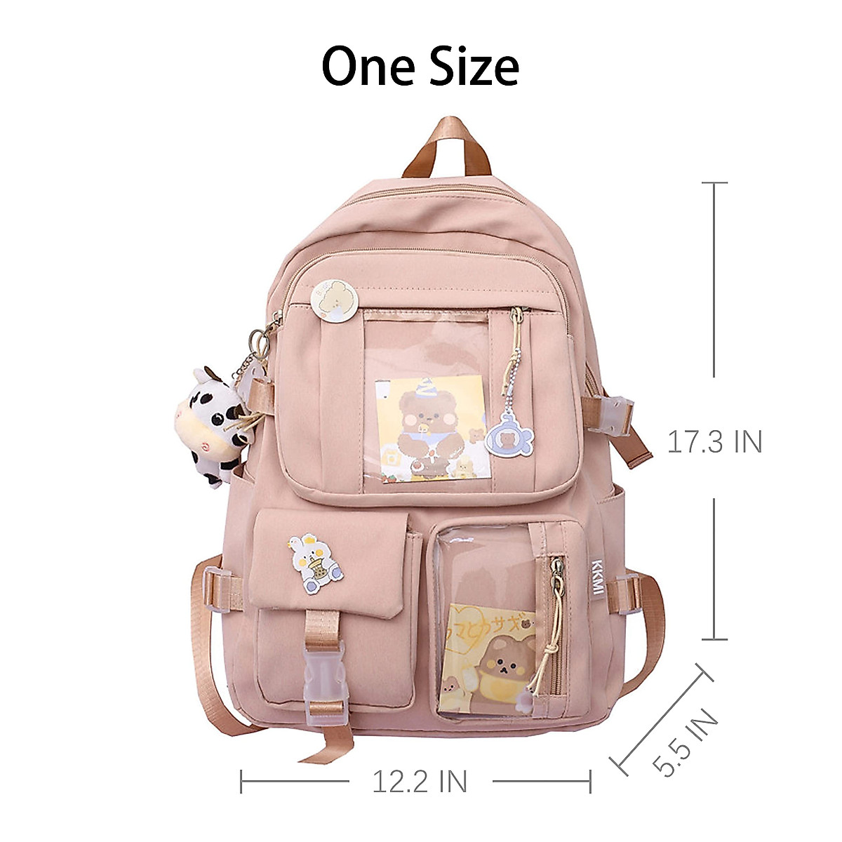 kvcezxu Cool Backpack for Girls Cute Fashion Travel Backpacks Bookbag School College Students Backpack Durable Backpack Cool-Pink