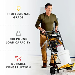 Mule 52000-01 300 lbs. Capacity Hand Truck 5-in-1 Mobile Workshop with Integrated 3-Speed Fan and LED Light