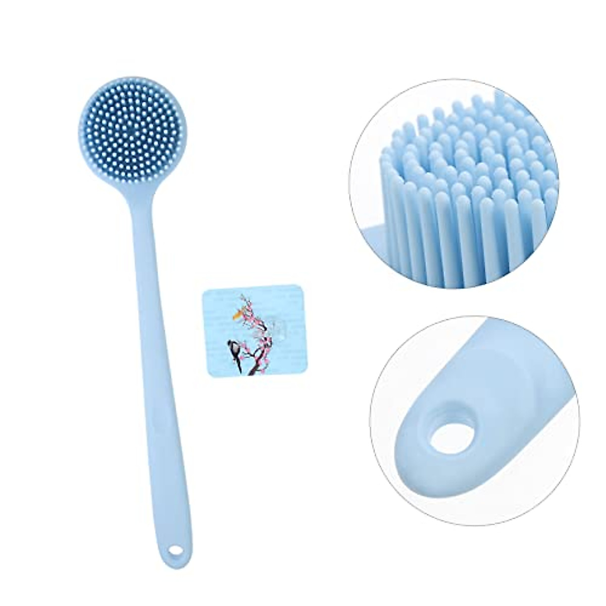 FOMIYES 4pcs Loofah Use Men with Cleaning Soft Wet Double Brushes Household Scrubber Dual-Sided Practical or Exfoliator Back Portable Washer Skin Bathroom Convenient Exfoliating Long