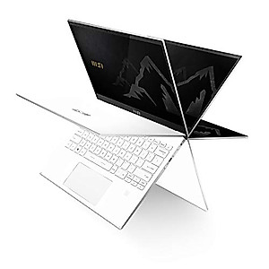 MSI Summit E13 Flip Evo Business Professional Laptop: 13.4" FHD+ 1200p, Intel Core i5-1155G7, Intel Iris Xe, 16GB, 512GB SSD, Thunderbolt 4, WiFi 6E, TPM 2.0, Win10, Pure White (A11MT-235)