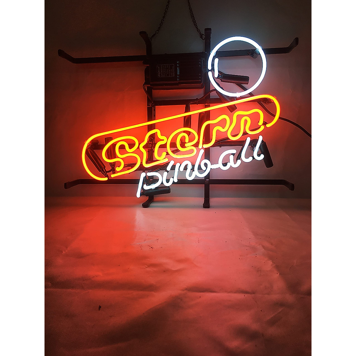 Neon Signs Gift Stern Pinball Real Glass Beer Bar Pub Recreation Room Game Room Wall Window Decoration