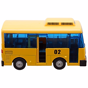 The Little Bus Tayo and freinds - Lani Metal Die Cast Bus Cars Toy Pull-Back Motor Vehicle Ride car Toys for Kids (Lani)