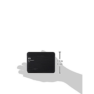 (Old Model) WD My Passport Ultra 2 TB Portable External USB 3.0 Hard Drive with Auto Backup, Black