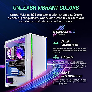Skytech Gaming Shiva II Gaming PC Desktop – Intel Core i5 12400F 2.5 GHz, NVIDIA RTX 3060, 500GB NVME SSD, 16GB DDR4 RAM 3200, 650W Gold PSU, 11AC Wi-Fi, Windows 11 Home 64-bit,White