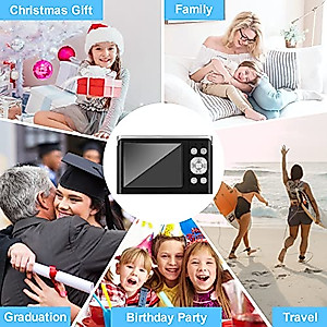 Digital Camera for Kids, Small Cameras for Teens, Portable Compact Camera for Photography, 1080P 50MP Autofocus Children Camera with 32GB SD Card, 2.88 Inch LCD Screen, 16x Digital Zoom (Black)