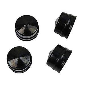 4 Pack 532104757 Rubber Wheel Axle Hub Caps for Husqvarna/Craftsman 532175039, 104757X, 104757X428