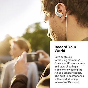 Sennheiser AMBEO Smart Headset (iOS) – Active Noise Cancellation, Transparent Hearing and 3D Sound Recording