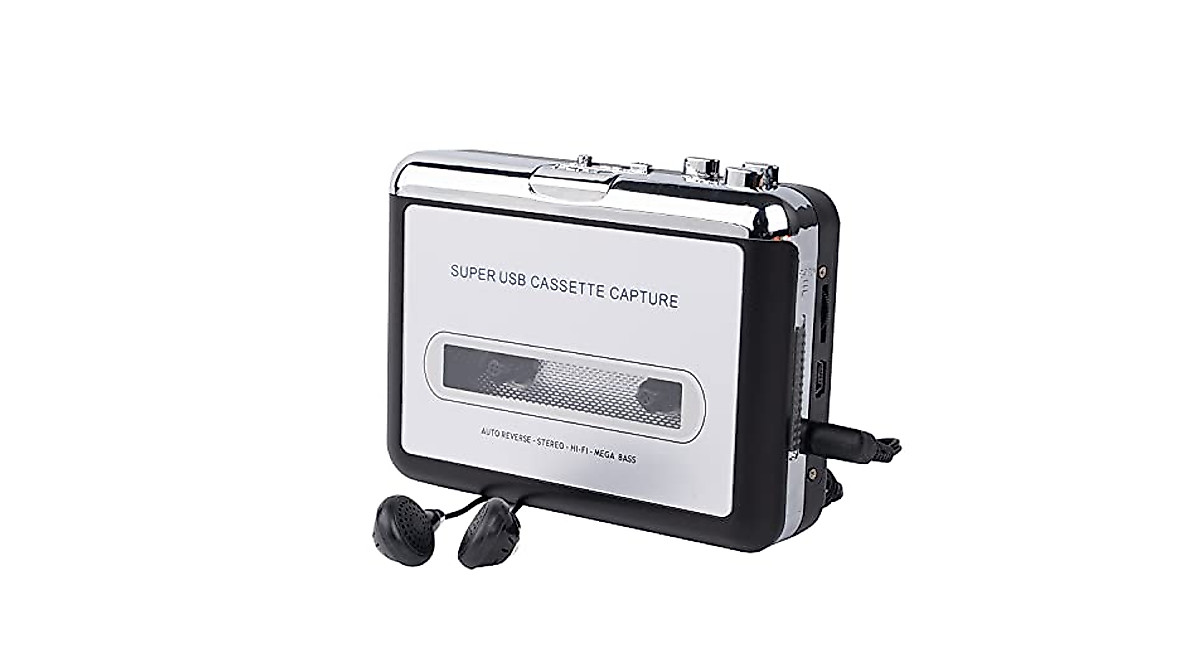 Portable Cassette Player USB Cassette Tape Player Captures Mp3 Audio ...