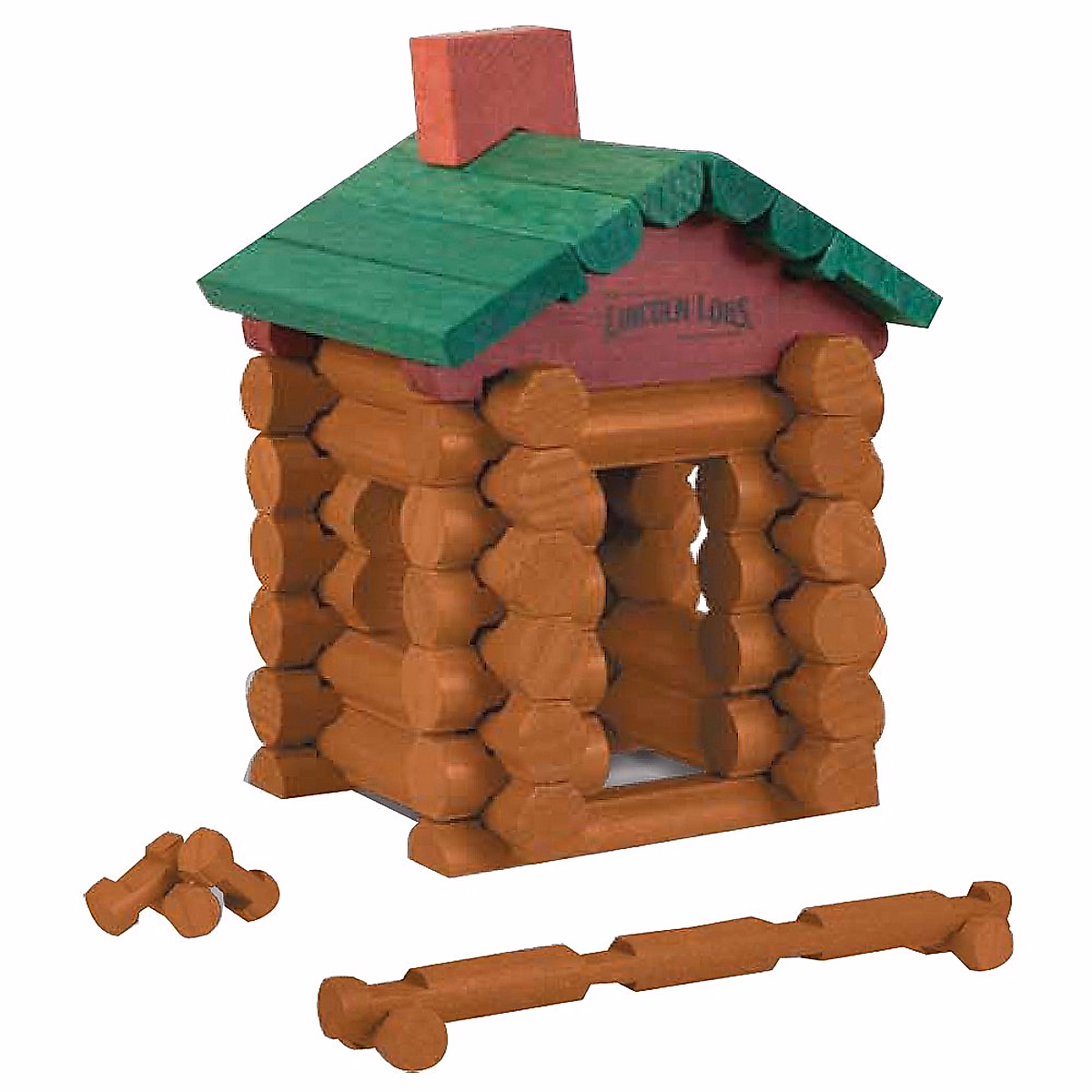 Worlds Smallest Building Toys Set of 2: Tinkertoy and Lincoln Logs