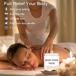 Homsolver Best Friend- Gifts for Women Sister Bestie, Friendship Gifts for Women Friends, Friend Gifts Birthday Gifts for Women Unique Bestie Gifts for Women (Miss Your Face)