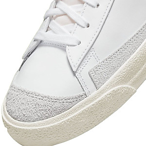 Nike Unisex Blazer Mid '77 Shoes Basketball, White Chlorophyll Black Sail, 11 US Women