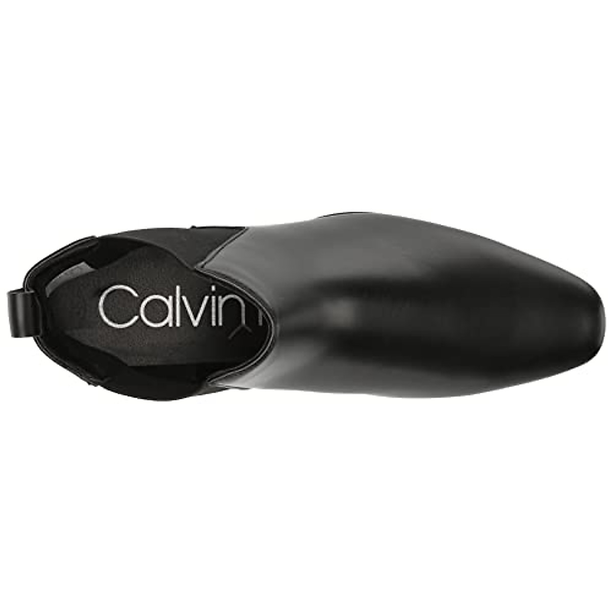 Calvin Klein Men's Brayden Boot, Black Leather, 10