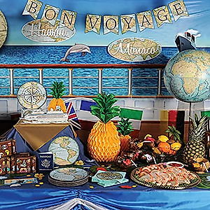 Ocean & Sky Backdrop Party Accessory (1 count) (1/Pkg)