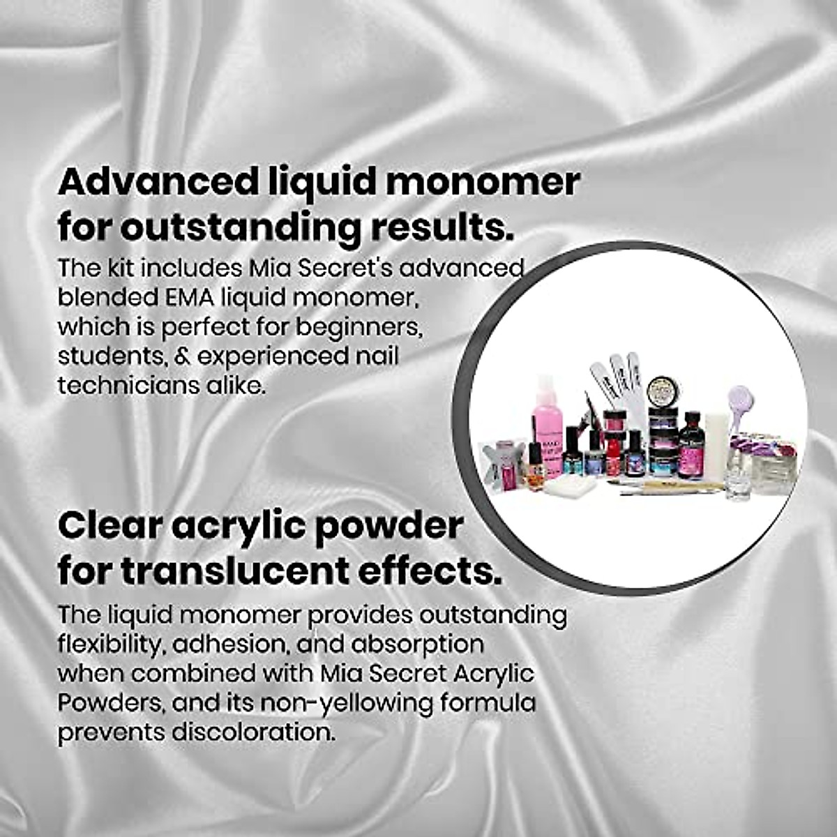 Mia Secret Professional Acrylic Nail Kit/Set For Beginner - Nail kit with everything - Kit de uñas acrilicas completo mia secret - Kit para uñas de acrilico completo