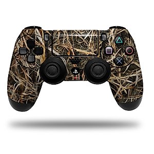 WraptorSkinz Skin compatible with Sony PS4 Dualshock Controller PlayStation 4 Original Slim and Pro WraptorCamo Grassy Marsh Camo (CONTROLLER NOT INCLUDED)