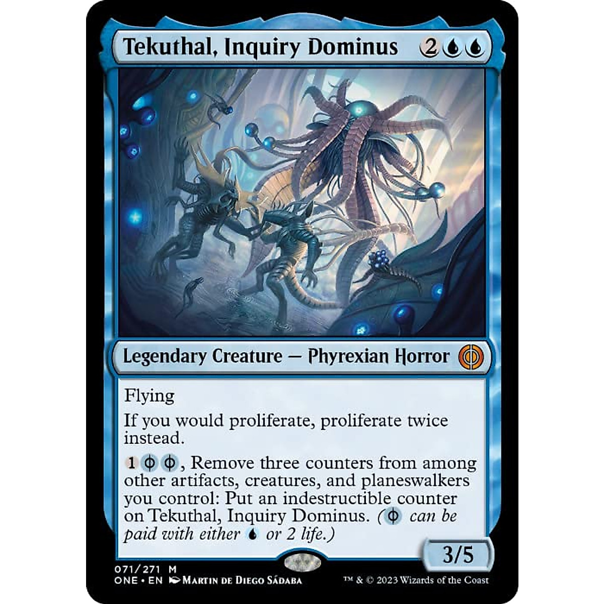 Magic: the Gathering - Tekuthal, Inquiry Dominus (071) - Phyrexia: All Will Be One