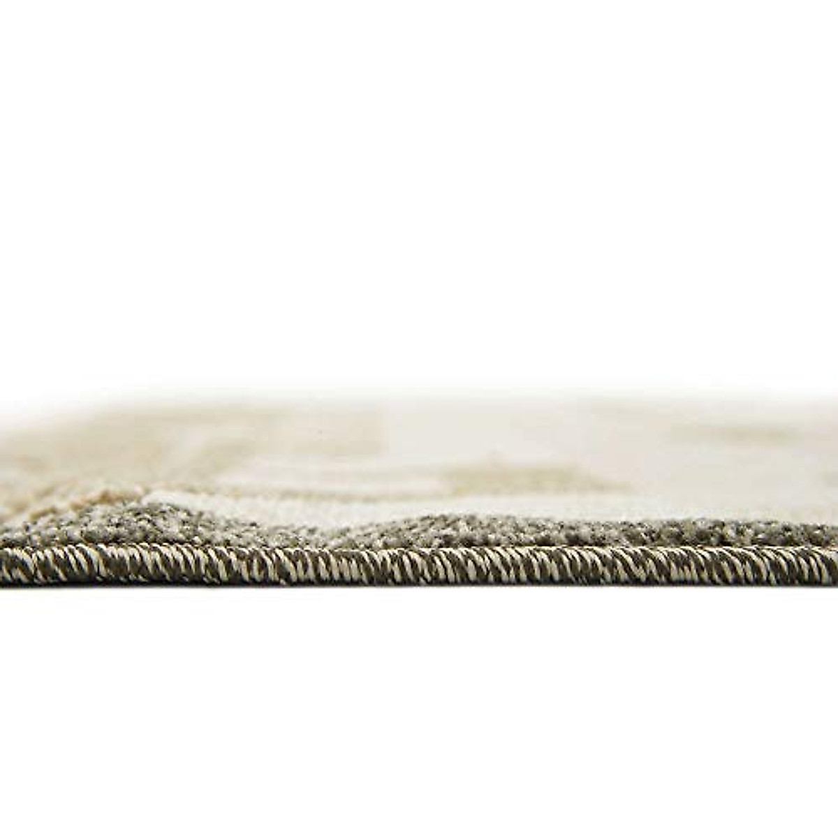 Unique Loom Outdoor Modern Collection Area Rug - Albuquerque (5' x 8' Rectangle, Beige/ Brown)