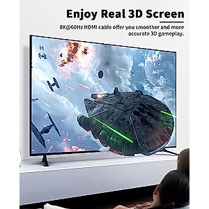 Poyiccot 8K U Shaped HDMI Adapter, 180 Degree HDMI Adapter, Up Angle HDMI 2.1 Extender Adapter 48Gbps HDMI Male to Female Extension Adapter with LED Indicator for HDTV, PS5, Laptop, 2pack