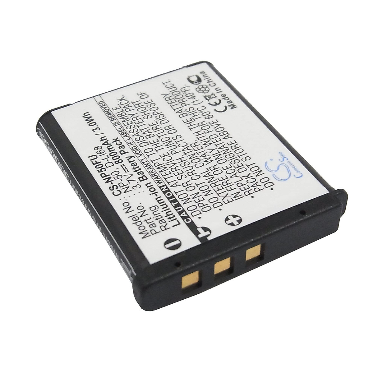 VINTRONS Battery for Fuji FinePix F900EXR, FinePix X10, FinePix X20, FinePix XF1, FinePix XP100 (800mAh/3.0Wh)