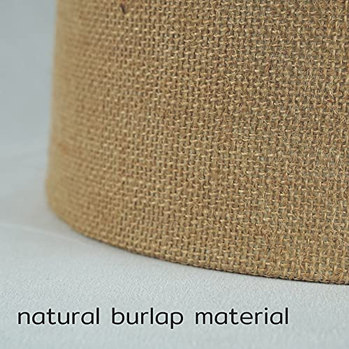 Mestar Decor Uno Fitter Small Natural Burlap Lampshade 9" x 10" x 7.5"