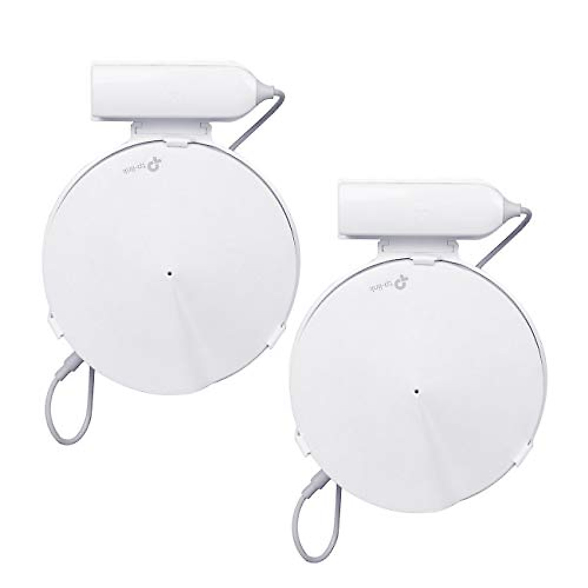 BECROWMUS 2Pack AC Outlet Wall Mount Compatible with Deco M9 Plus Whole Home Mesh WiFi System Routers, Deco M9 Plus Wall Mount Stand Bracket Holder