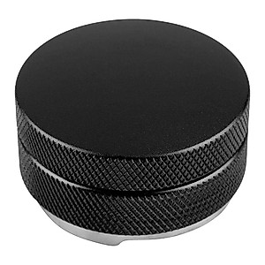 FastUU Espresso Tamper, Coffee Tamper, Anti-Slip Adjustable Height for Coffee Making for Barista(Black)