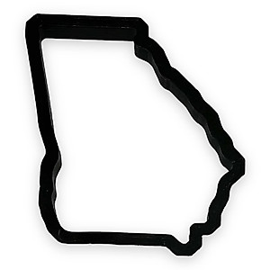 Georgia State Cookie Cutter with Easy to Push Design, for Sports, Work Events, and Graduation Celebrations (4 inch)