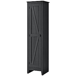 Ameriwood Home SystemBuild Storage Cabinet, Black Oak