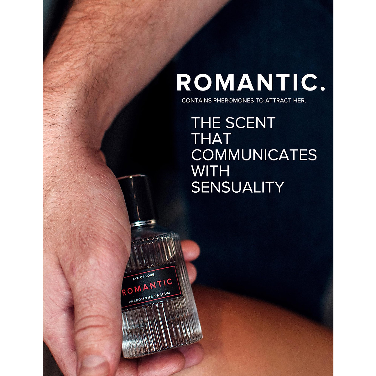 Eye Of Love Romantic Pheromone Cologne for Men - Exudes Confidence & Charm - 50ml Deluxe Parfum - Amplify Your Natural Allure with Long-Lasting Fresh Scent