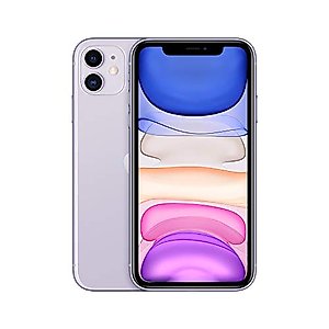 Apple iPhone 11 [64GB, Purple] + Carrier Subscription [Cricket Wireless]