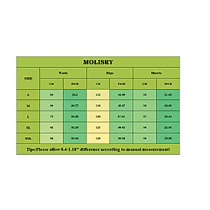 Molisry Camouflage Shorts for Women Elastic Waist Military Cargo Shorts Biker Jogger with Pockets