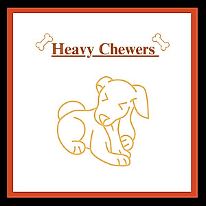 AccessiPets Filled Dog Bones Bundles for Large Dogs, Large Stuffed Femur Bone Bundle with 1 Dog Waste Roll, Long-Lasting Dental Treats for Aggressive Chewers (Hollow Bone)