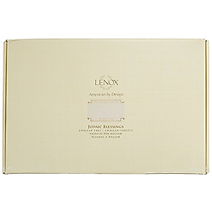 Lenox Judaic Blessings Challah Tray, White -