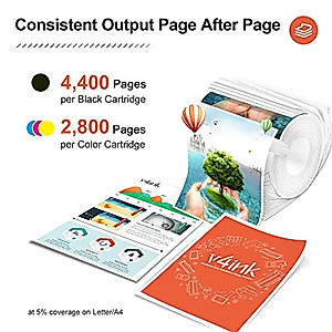 v4ink Remanufactured Toner Cartridge Replacement for HP 304A CC530A CC531A CC532A CC533A use with HP LaserJet CP2025n CP2025dn CP2025x CM2320 CM2320n CM2320fxi Tray_Toners_Cartridges_Printer (4-Pack)
