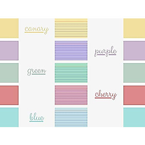 1InTheOffice Index Cards 5 x 8 Ruled Colored, Assorted 200/Pack