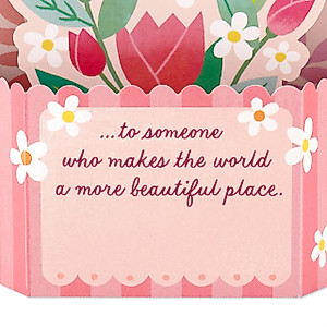 Hallmark Paper Wonder Musical Pop Up Birthday Card with Motion (Butterflies and Flowers)