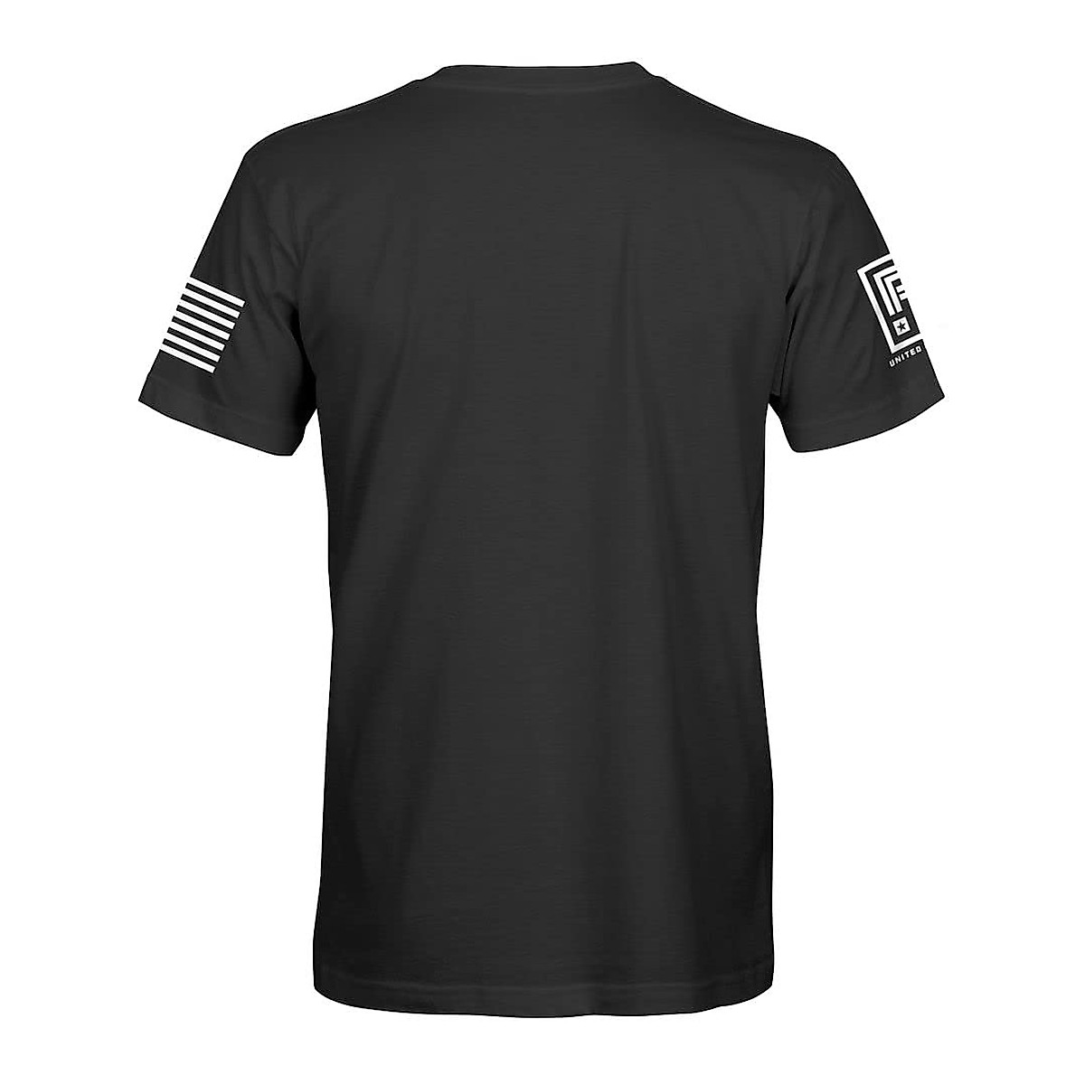 Fantastic Tees USA American Skull Patriotic Shirts for Men T-Shirt (Black, L)