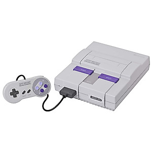 Super Nintendo SNES Bundle with Super Mario World (Renewed)