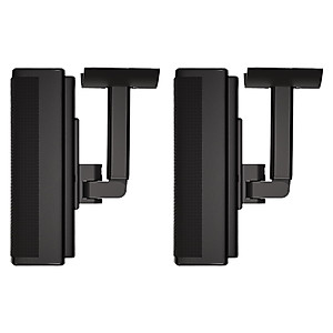 (2 Pack) Adjustable Speaker Wall Mount for Bose Cube Speaker, Ceiling & Wall Mount for Bose UB-20, UB-20 Series II, WB-50 II, Lifestyle Series, Soundtouch Series, Cinemate, Acoustimass Series Black