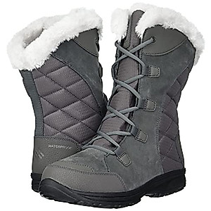 Columbia Women's Ice Maiden II, Shale/Dark Raspberry, 10